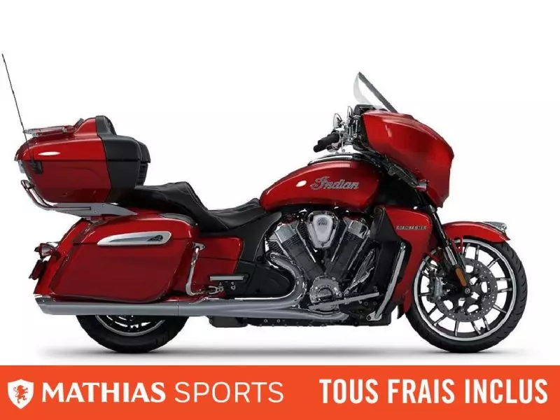 INDIAN Roadmaster PowerPlus Limited 108 MSU-2025N25LGLRRC_Sunset Red ...